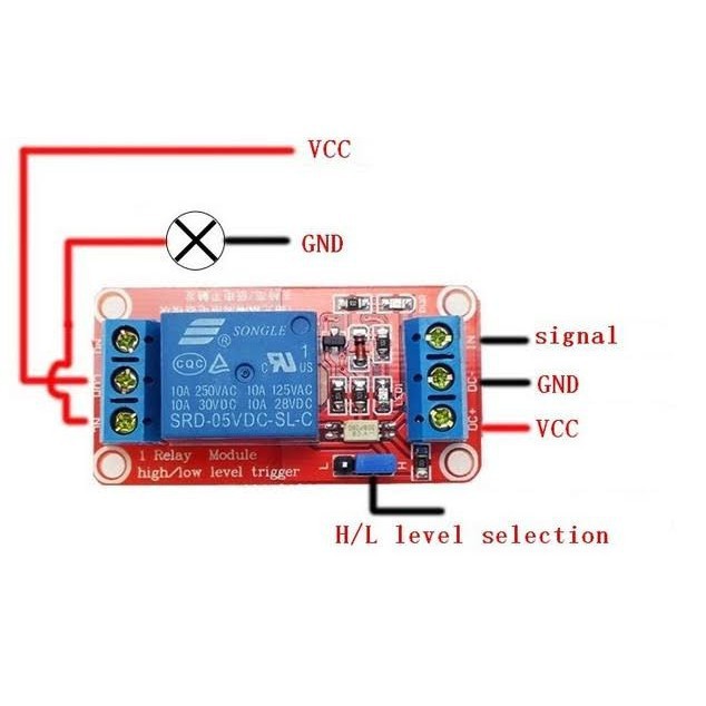 Jual Relay Modul 1 Channel 1 CH Relay Module 2 Mode 5V Volt 5 V ...
