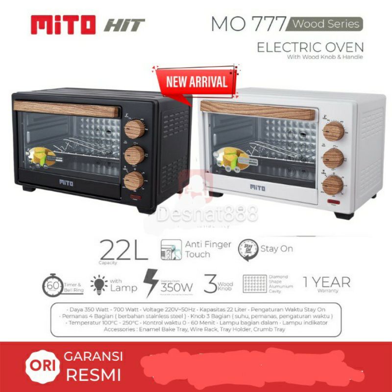 Jual OVEN MITO MITOCHIBA TERBARU MO 777 HIT WOOD SERIES / GAGANG KAYU ...