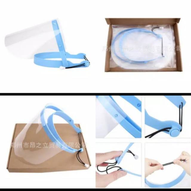 Jual face shield kaca mata medis safety goggles APD | Shopee Indonesia