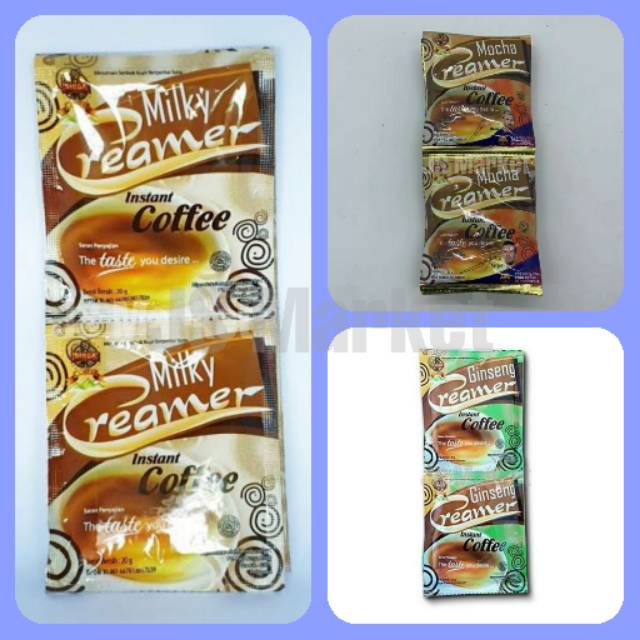 Jual KOPI SINGA CREAMER INSTANT COFFEE 5 PCS 20GR | Shopee Indonesia