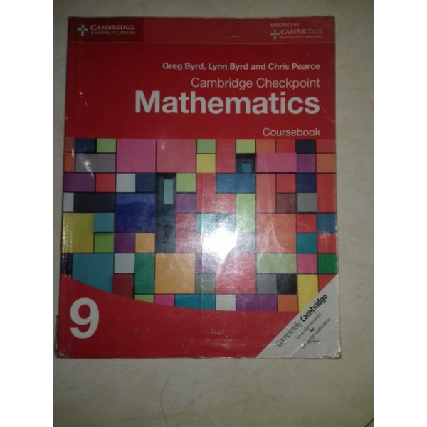 Jual CAMBRIDGE checkpoint Mathematics COURSEBOOK level 9(SMP kelas 9 ...