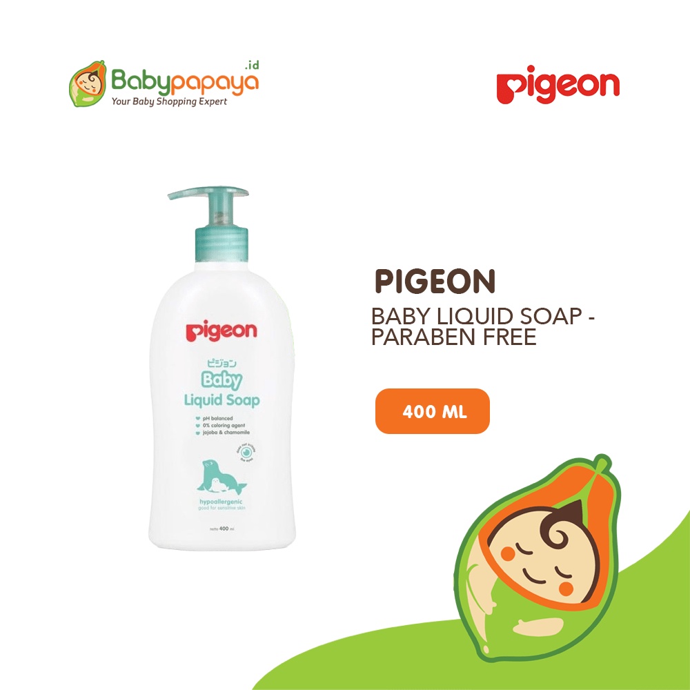 Jual PIGEON Baby Liquid Soap 400Ml - Sabun Cair Bayi - Paraben Free ...