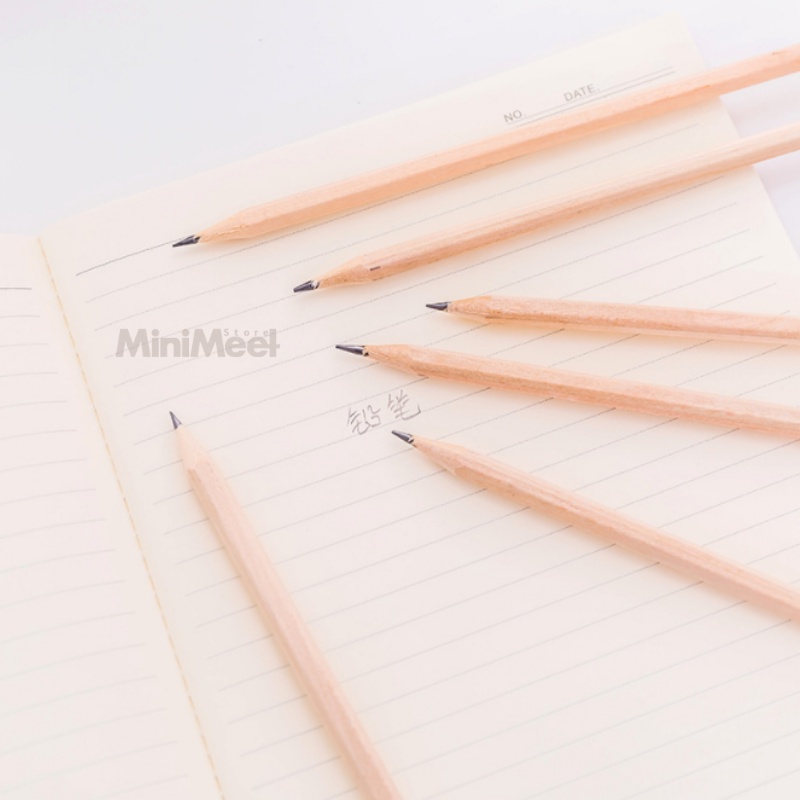 Jual Pensil Polos Kayu Bentuk Segi Enam Satuan Alat Tulis Pencil HB ...