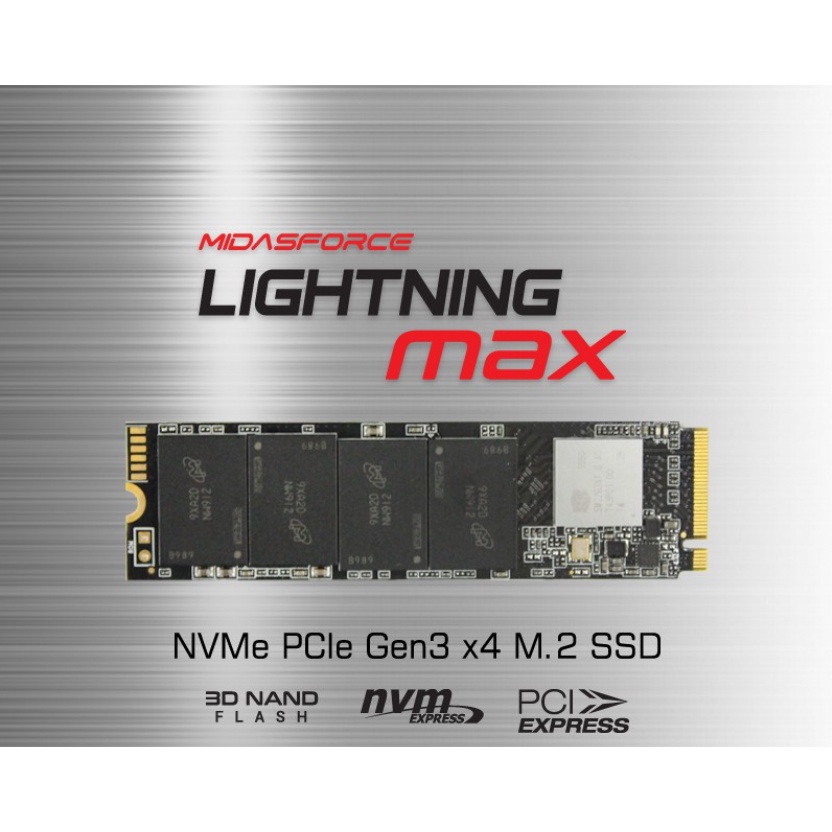 Jual SSD M.2 NVME 128GB MIDASFORCE LIGHTNING MAX PCIe Gen3 x4 | Shopee ...
