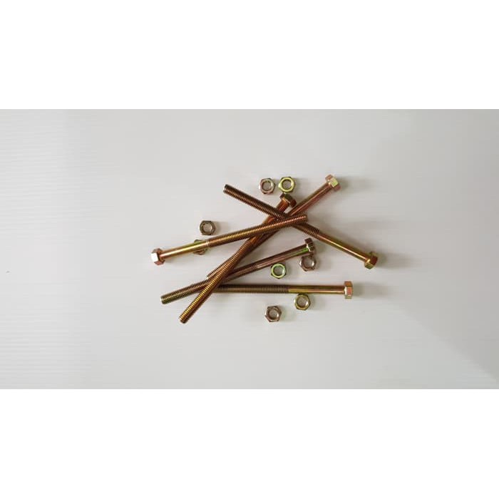 Jual Baut Mur Kuning - BMK M8 x 120 mm | Shopee Indonesia