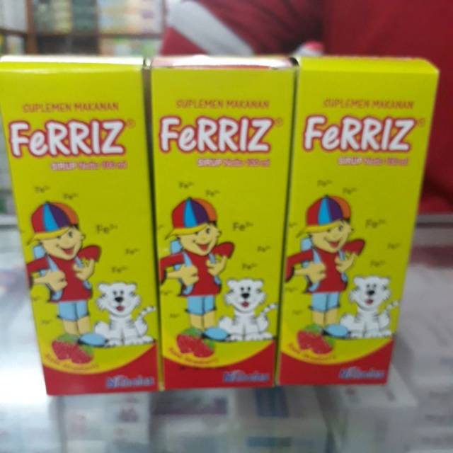 Jual FERRIZ sirup/ vit zat besi buat anak | Shopee Indonesia
