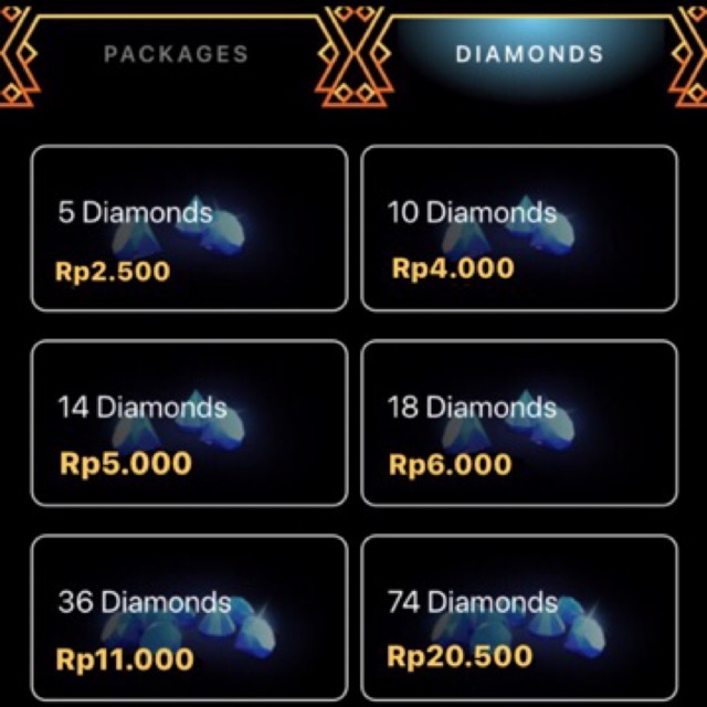 Jual Jual Diamond Game Mobile Legend : Bang Bang | Shopee Indonesia