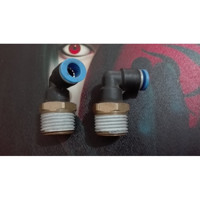 Jual Nepel Angin Drat 1/2 In - Nepel PU - Nepel Selang PU 8 mm Ban-438 ...