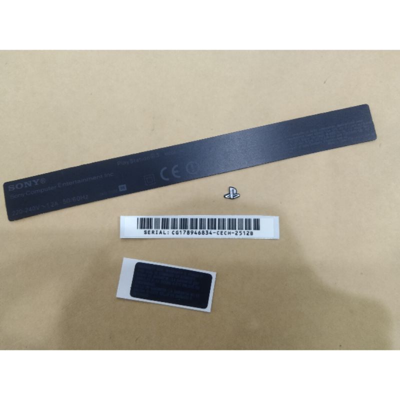 Jual stiker barcode PS3 slim & superslim barcode PS3 slim & superslim ...
