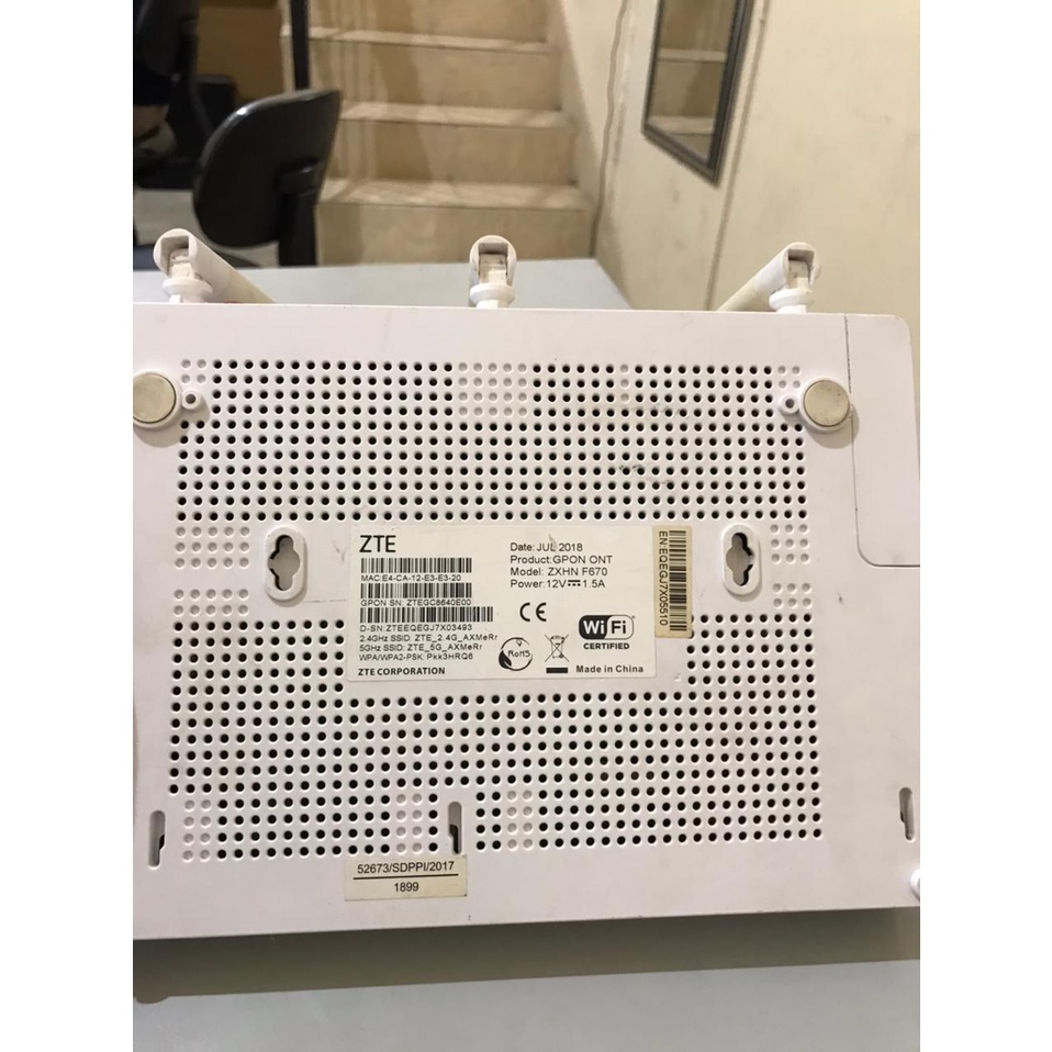 Jual ROUTER ONT ZTE F670 SECOND | Shopee Indonesia