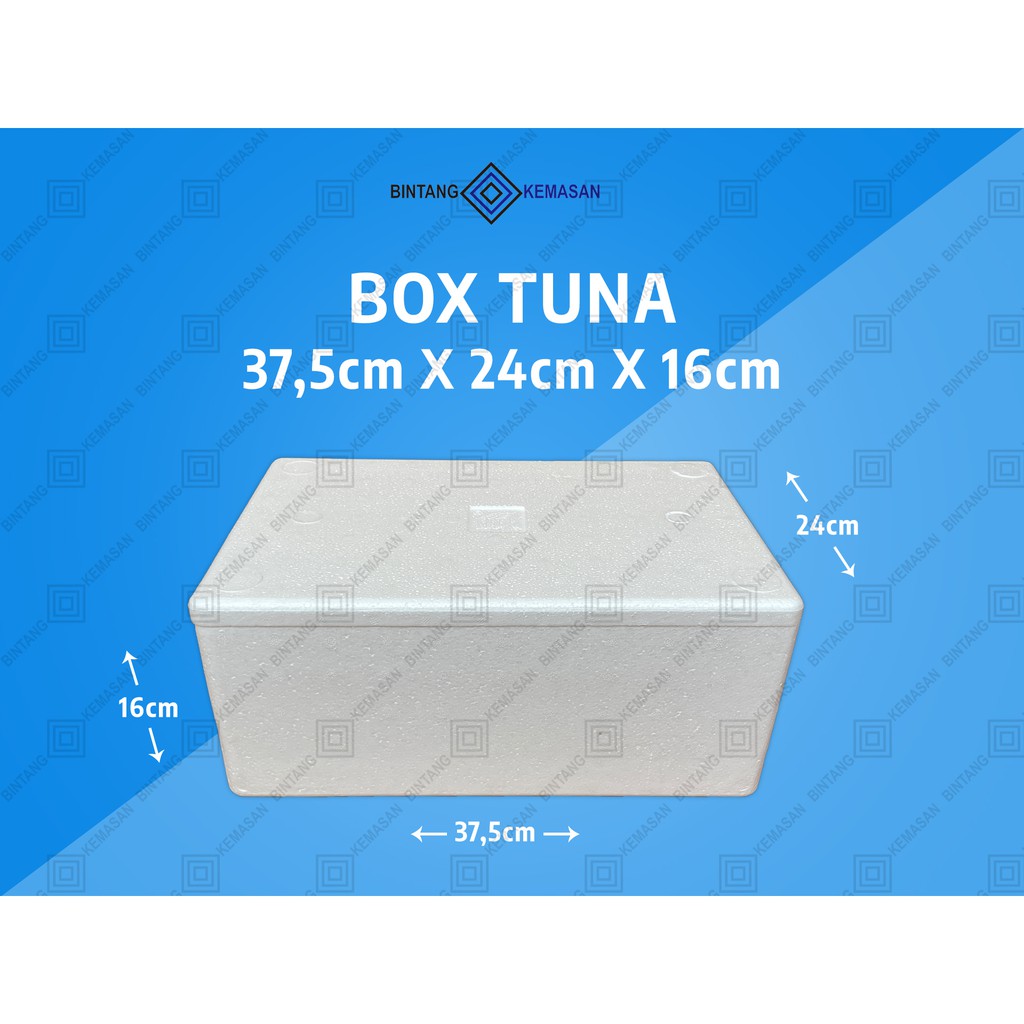 Jual Box Styrofoam Tuna 37,5 x 24 x 16cm Box Packing | Shopee Indonesia