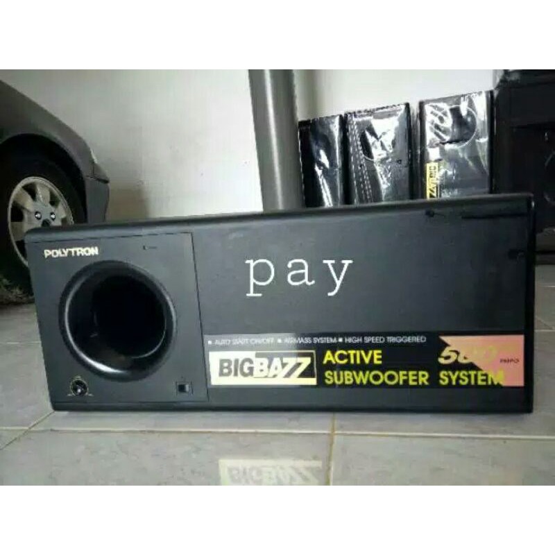 Jual Subwoofer polytron psw 500 rebah | Shopee Indonesia