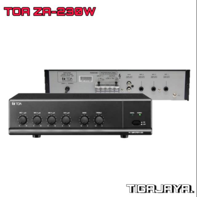 Jual Ampli TOA / Amplifier / Mixer Amplifier TOA ZA 230 (30watt) | Shopee Indonesia