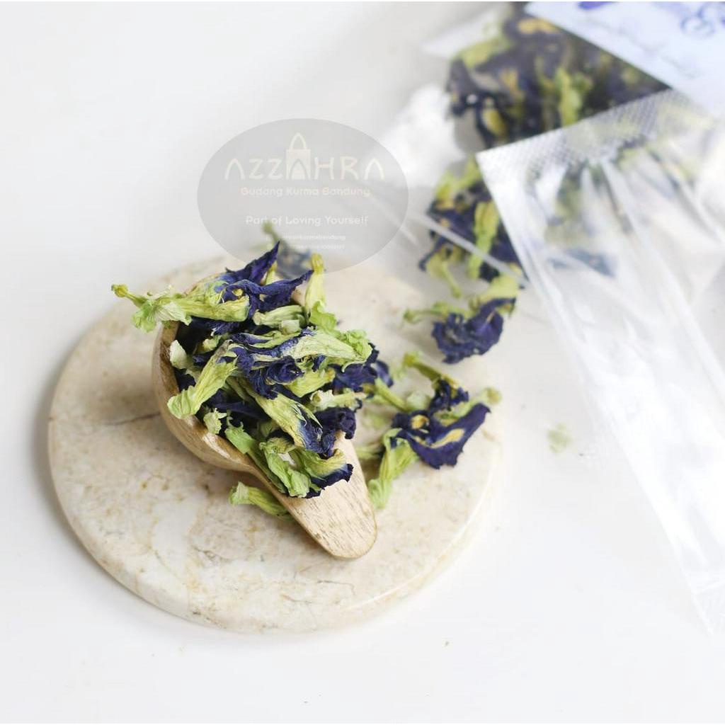 Jual Teh Bunga Telang Kering Organik / Butterfly Pea Tea / Bunga Telang ...