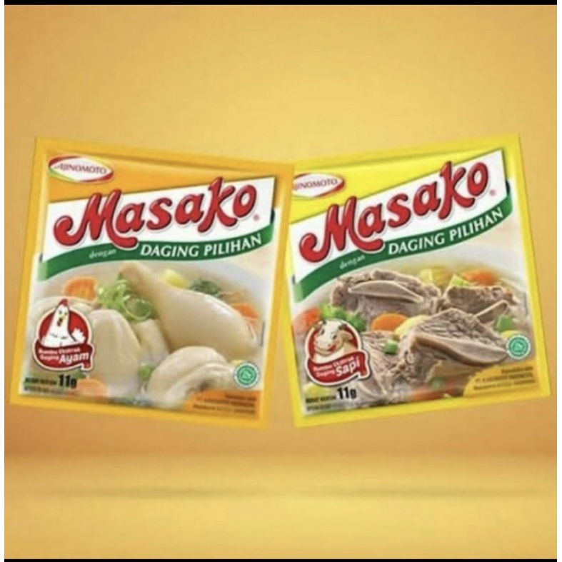 Jual Masako Ayam Sapi Renceng Renteng Isi 12 Sachet Shopee Indonesia