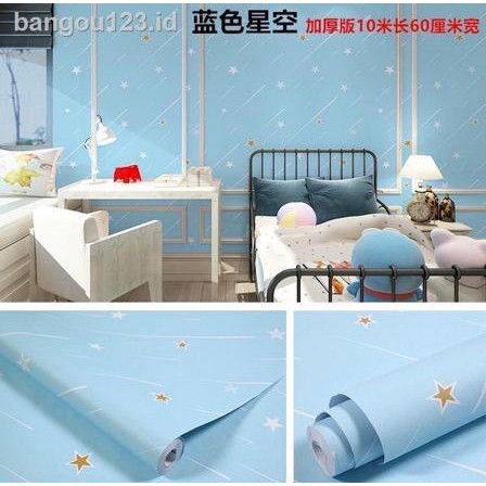 Jual NEW STAR BIRU - wallpaper dinding - wallpaper sticker dinding ...