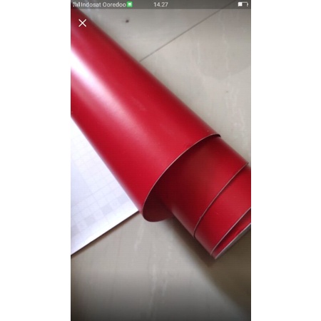 Jual Stiker skotlet motor merah doff stiker skotlet GOOD-FIX (5m free 1 ...