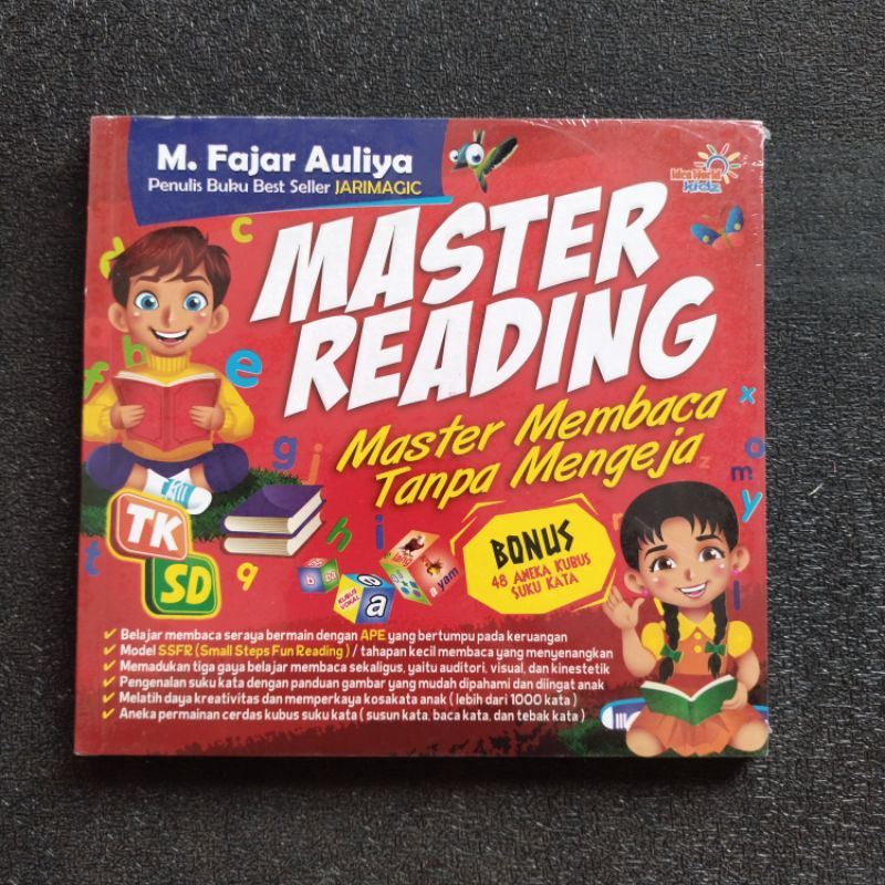 Jual Master Reading Master Membaca Tanpa Mengeja | Buku Belajar Membaca | Shopee Indonesia