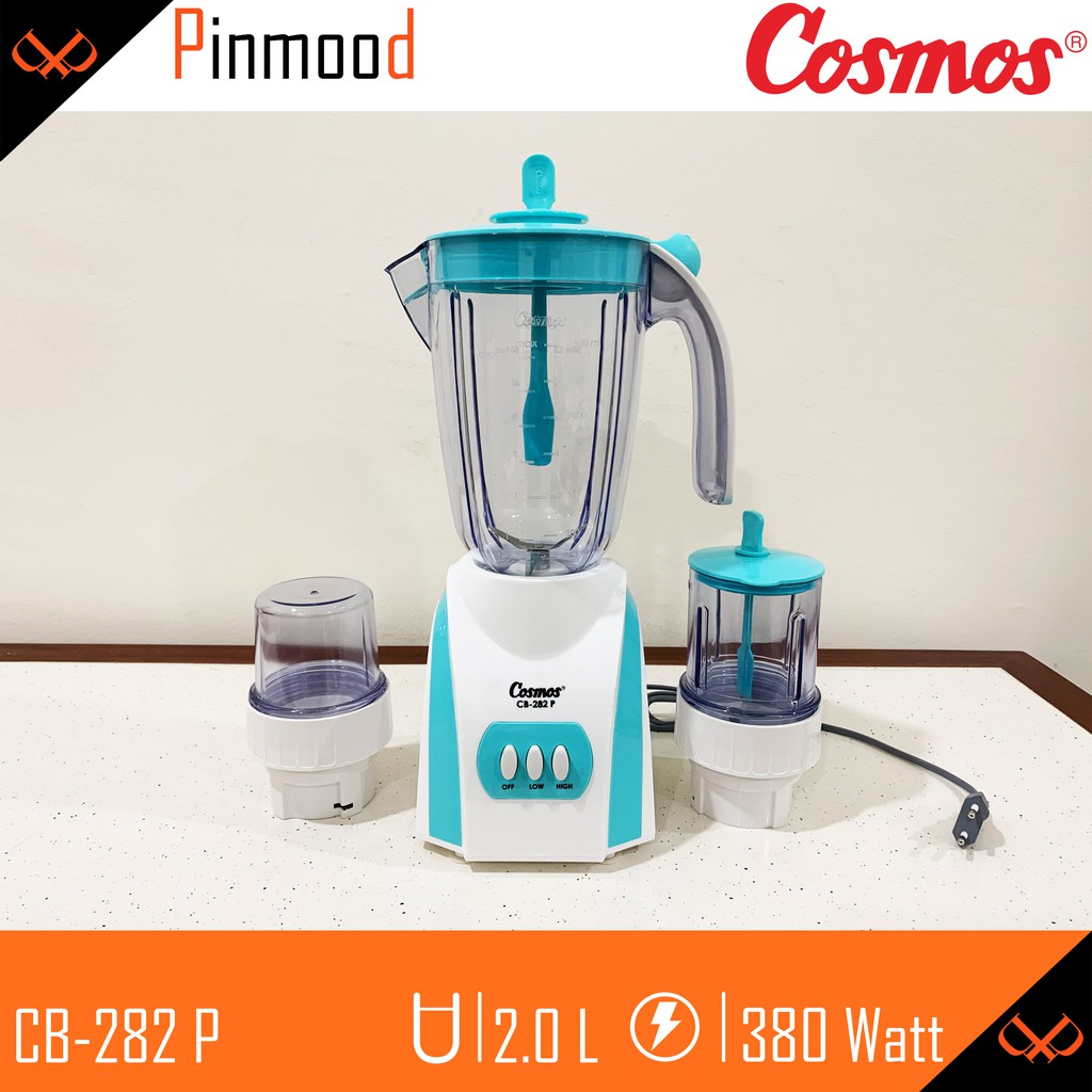 Jual COSMOS BLENDER CB-282 P [ 2 LITER ] 3 IN 1 JUMBO PLASTIC ICE ...