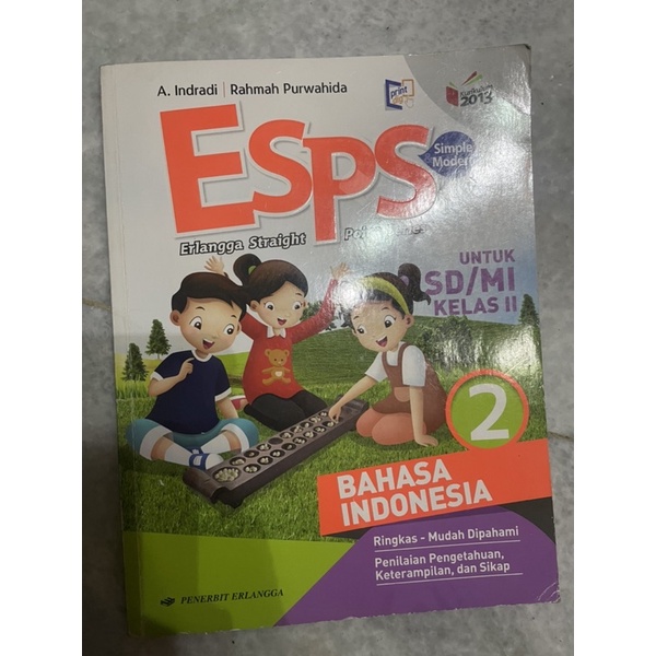 Jual esps bahasa indonesia erlangga straight point series bekas kelas 2 sd preloved bekas ...