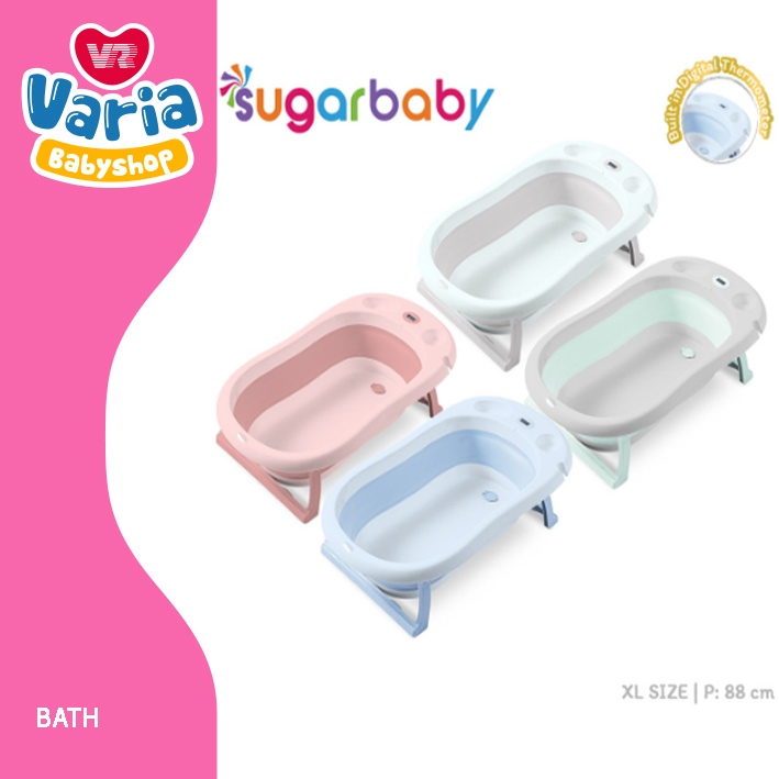 Jual Sugarbaby Baby Bath Tub With Thermometer F88 / Bak Mandi Bayi ...