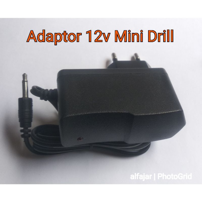 Jual Adaptor AC /DC 12V 1A Untuk Bor Tangan Mini Dril | Shopee Indonesia