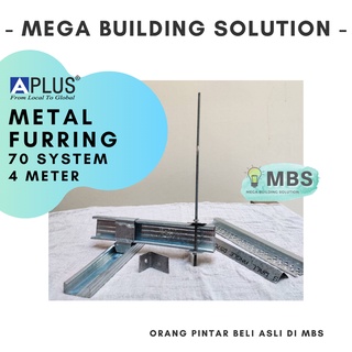 Jual Aplus Metal Furring T-70 / Furing System Rangka Penggantung Plafon ...