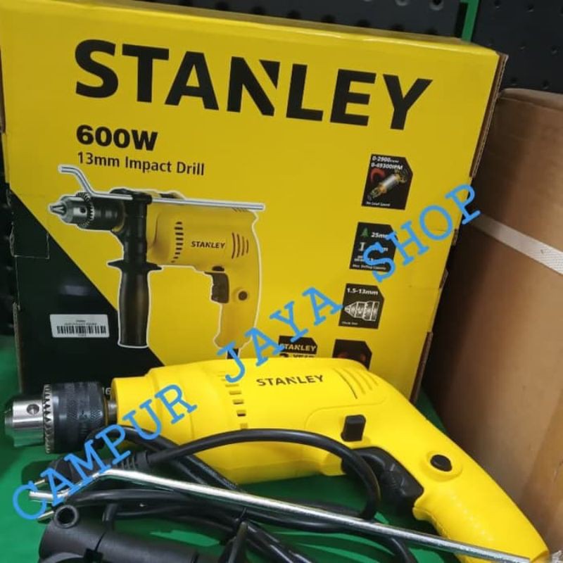Jual Mesin Bor Listrik/ Tembok/ Impact Drill Stanley SDH 600 | Shopee ...