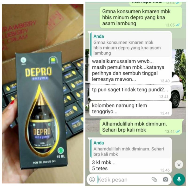 Jual DEPRO Enzim Suplemen vitamin kesehatan | Shopee Indonesia