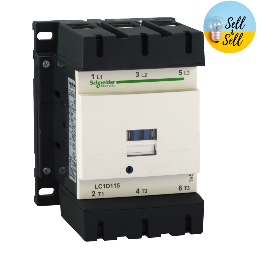 Jual Contactor Schneider LC1D150 (M7) Koil AC / Kontaktor Schneider 3 ...