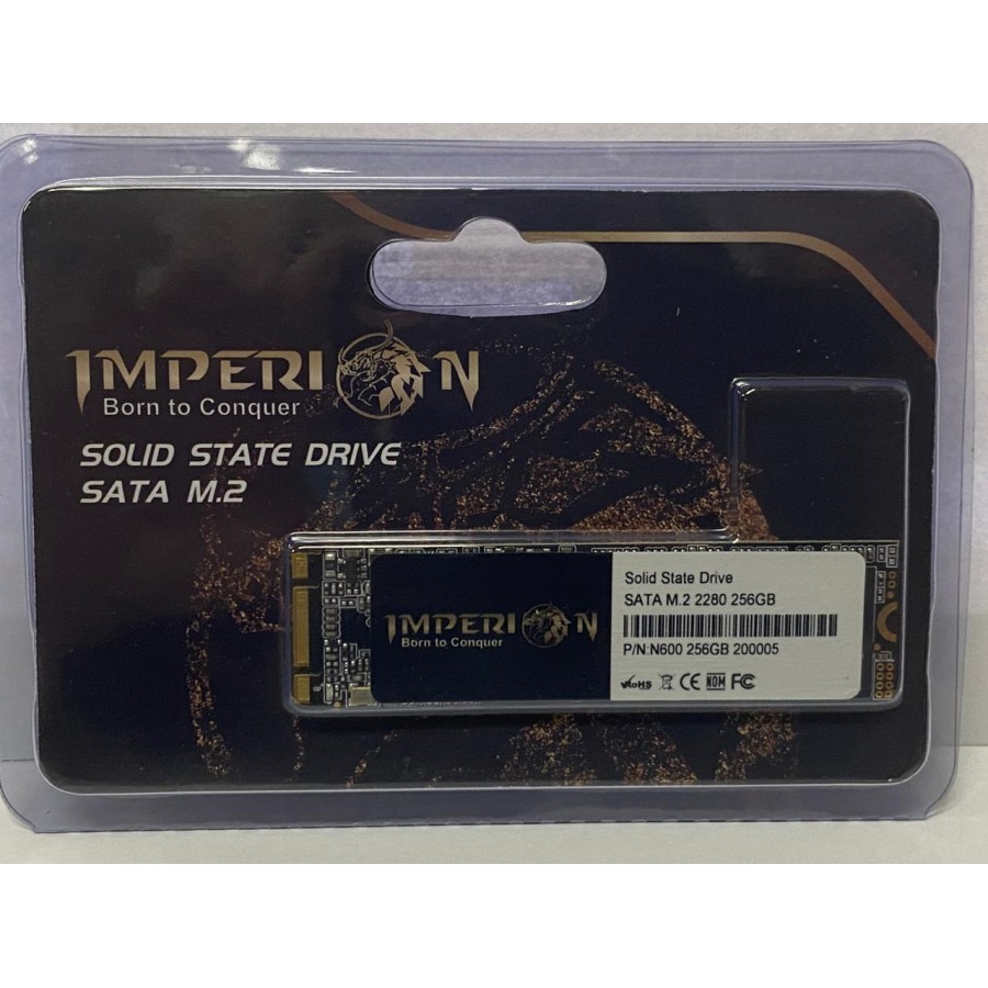 Jual IMPERION SOLID STATE DRIVE SATA M 2 M.2 256GB SSD | Shopee Indonesia