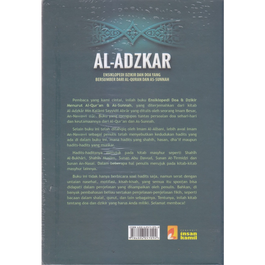 Jual AL ADZKAR ENSIKLOPEDI DZIKIR DAN DOA YANG BERSUMBER DARI AL-QURAN DAN AS-SUNNAH | Shopee ...