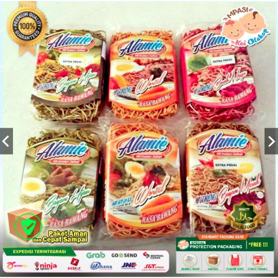 Jual MIE SAYUR SEHAT INSTAN ORGANIK ALAMIE Non MSG | Shopee Indonesia