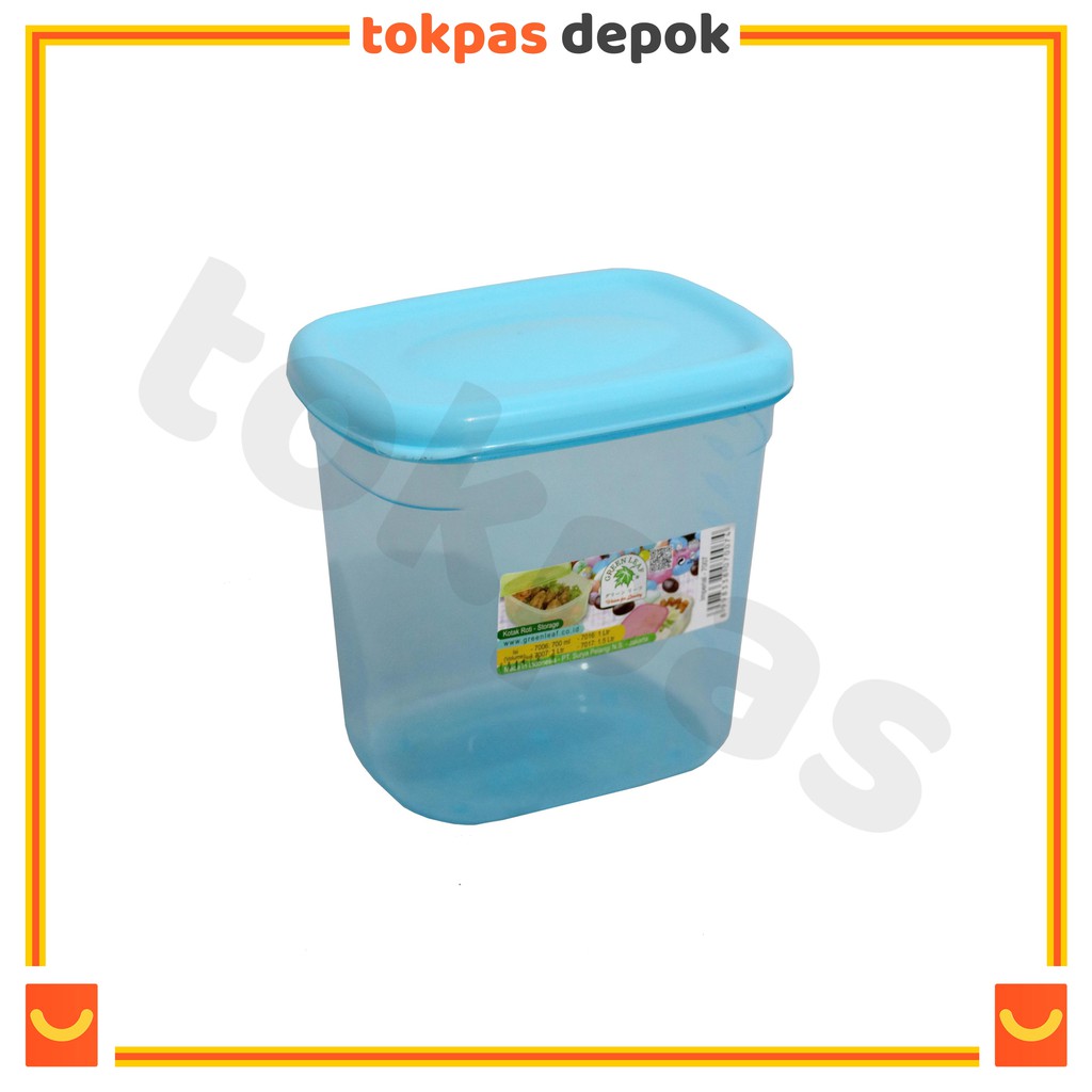 Jual Kotak Roti Imperial Green Leaf 7007 Tempat Makanan 1 Liter GL-109 ...