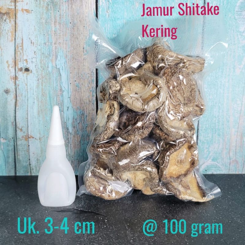 Jual Jamur Shitake kering 100 gr / siangku / hioko kering 3-4 cm ...