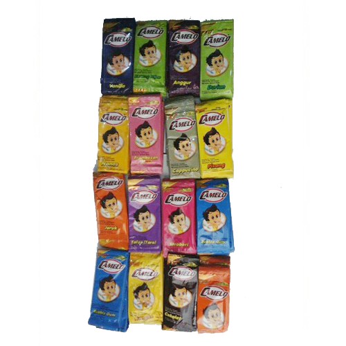 Jual BUBUK ES CAMELO 1kg isi 160pcs (rasa campur) | Shopee Indonesia