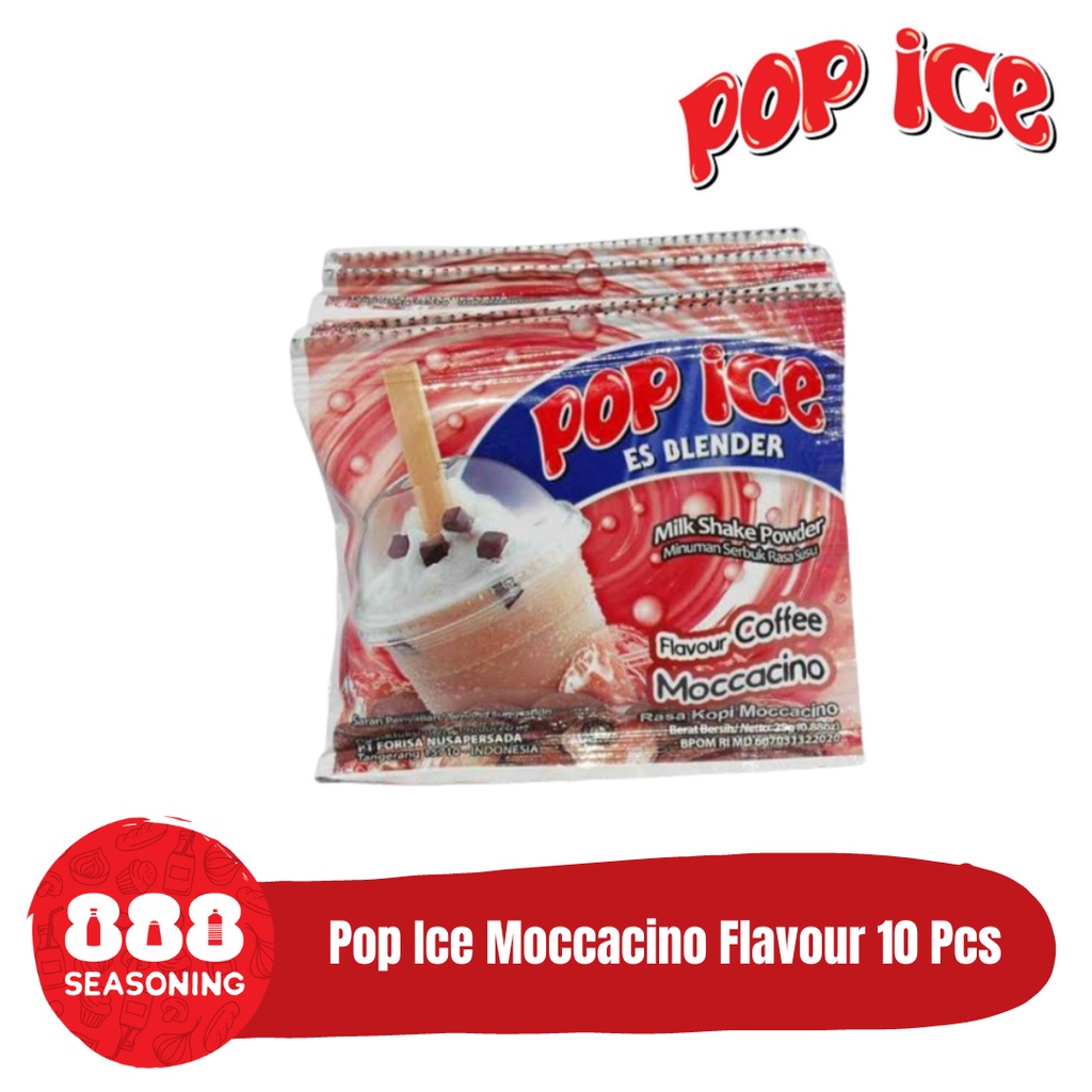 Jual POP ICE MOCCACINO FLAVOUR 10 SACHET | Shopee Indonesia