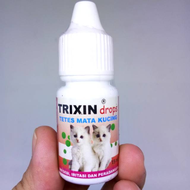 Jual TRIXIN CAT 15 ml, obat tetes mata dan hidung kucing Formulated by ...