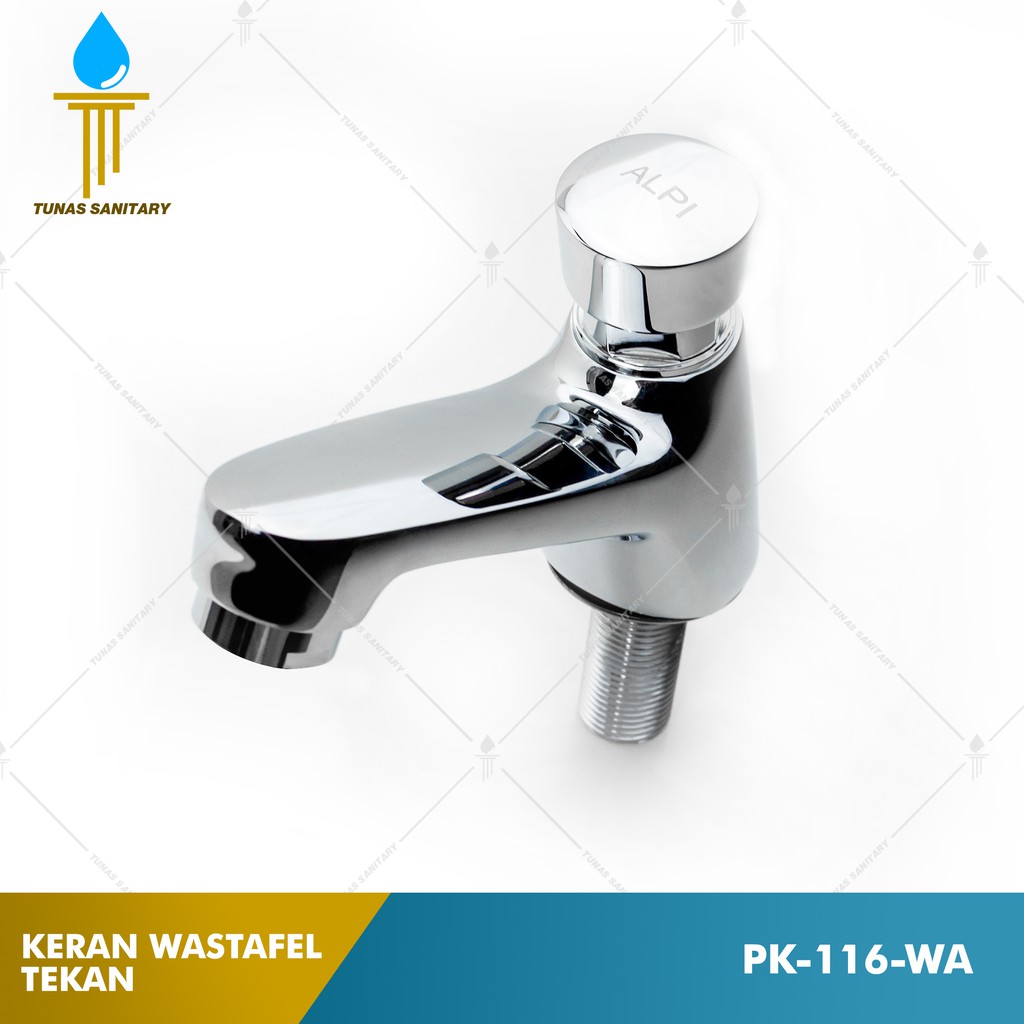 Jual Keran Wastafel Push/Kran Wastafel Model Tekan ALPI PK-116-WA ...