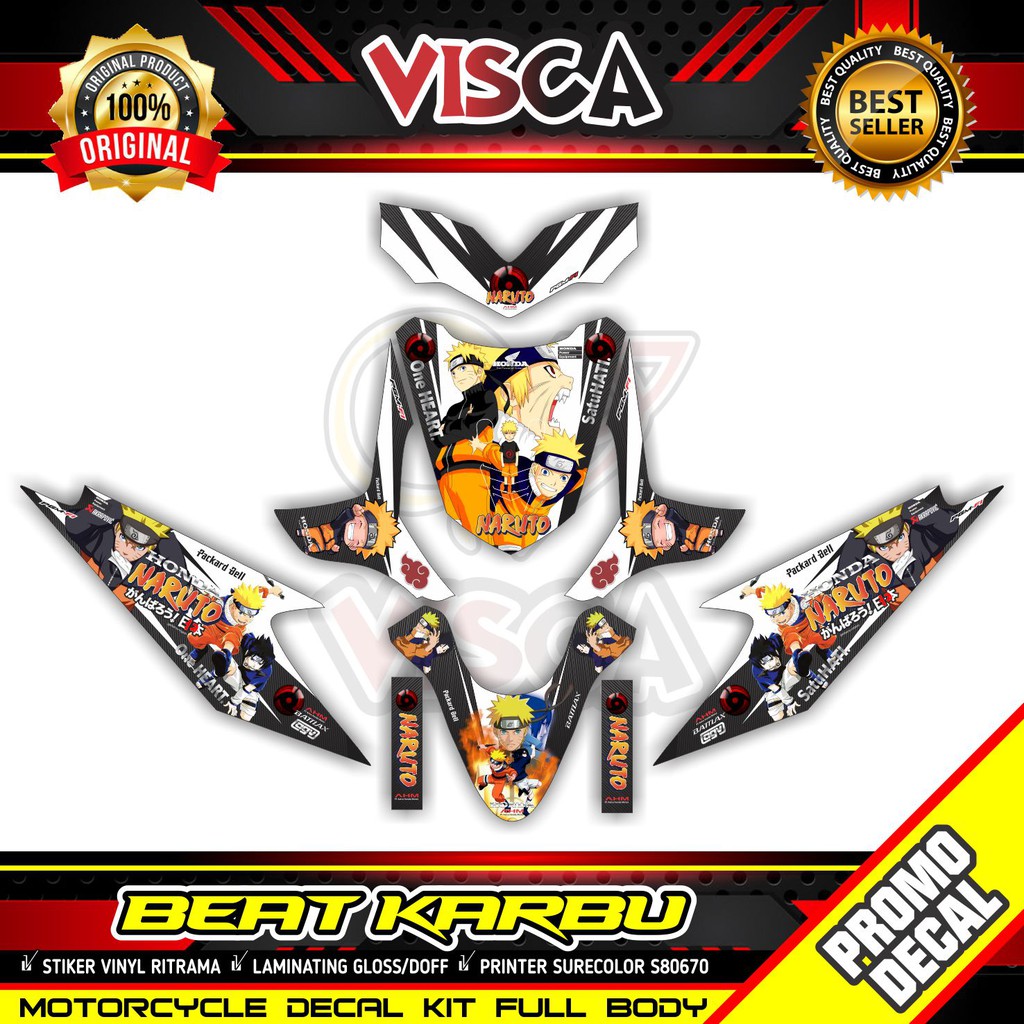 Jual Decal Beat Karbu Full Body Stiker Beat Karbu Full Body Striping ...
