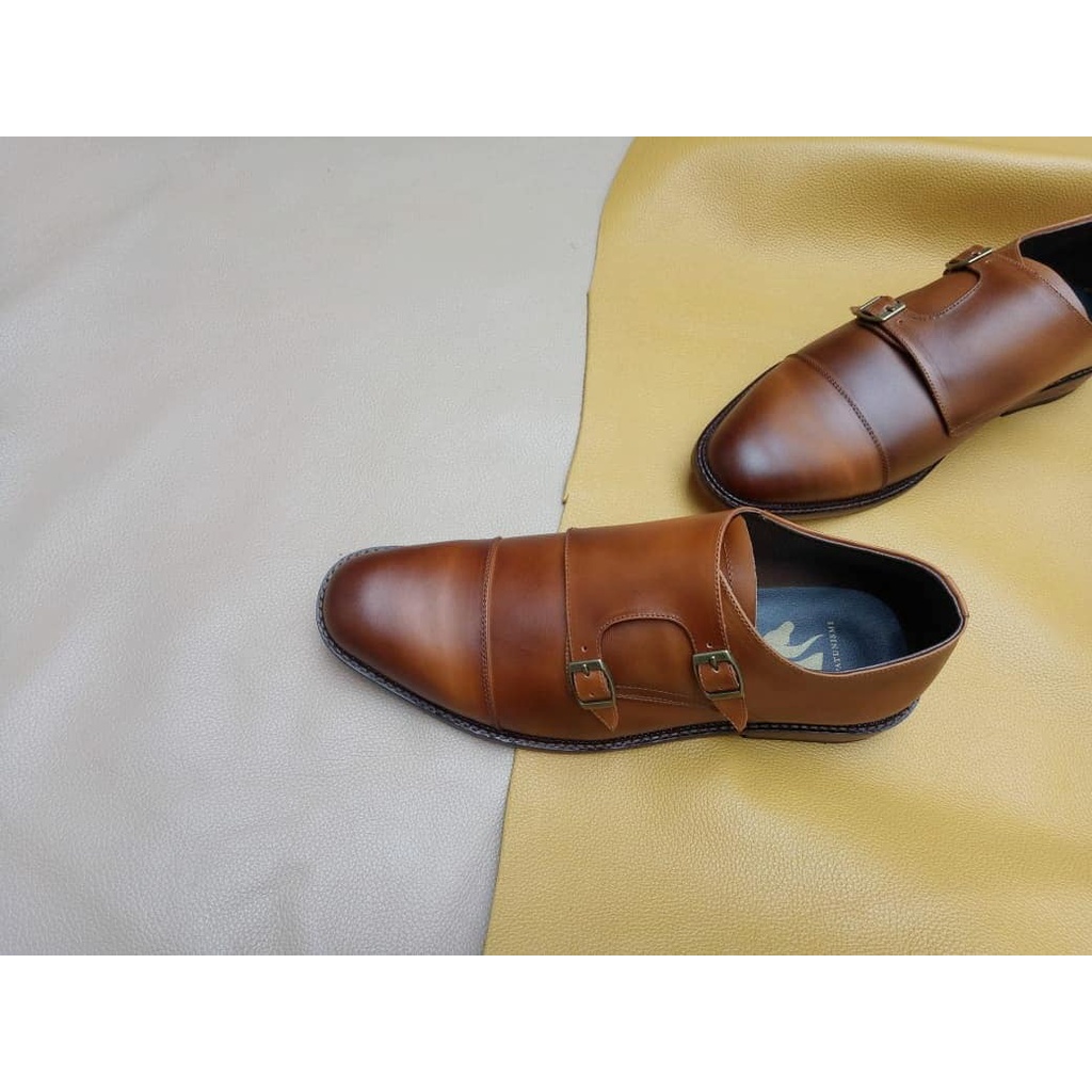 Jual Sepatu Kulit Sapi Muda Monsktrap Pull Up Leather Handmade Original ...