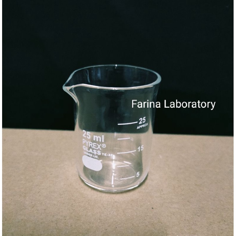 Jual Beaker Glass-Gelas Kimia 25ml Pyrex Class A | Shopee Indonesia