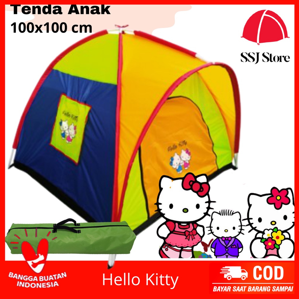 Jual Tenda Anak Motif Cewek Random Ukuran 100x100 cm SSJ Store Gratis ...