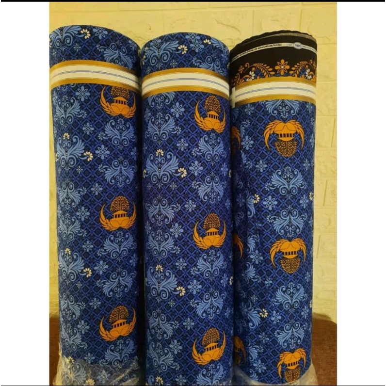 Jual grosir Kain Korpri Terbaru 2022 Batik Korpri Sritex 50s korpri ...