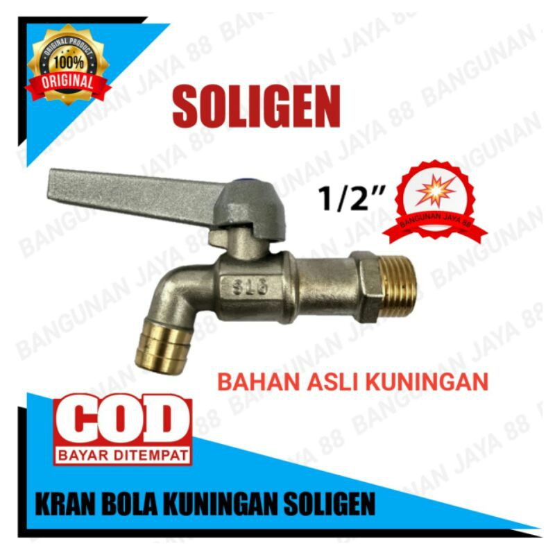Jual KRAN AIR SOLIGEN TIPE A08 KUNINGAN ASLI | Shopee Indonesia