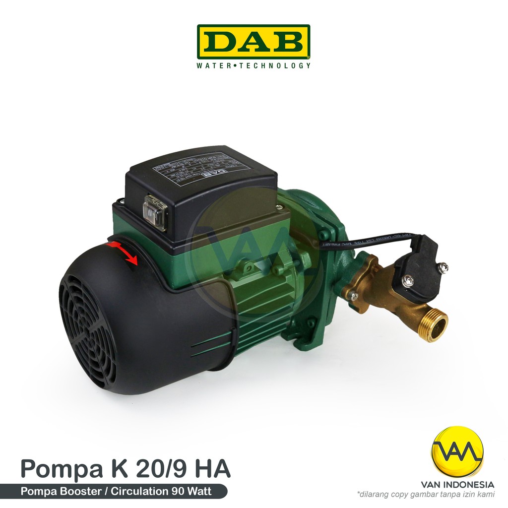 Jual Pompa Pressure Bossing / Circulation / Booster DAB K20 9 HA ...
