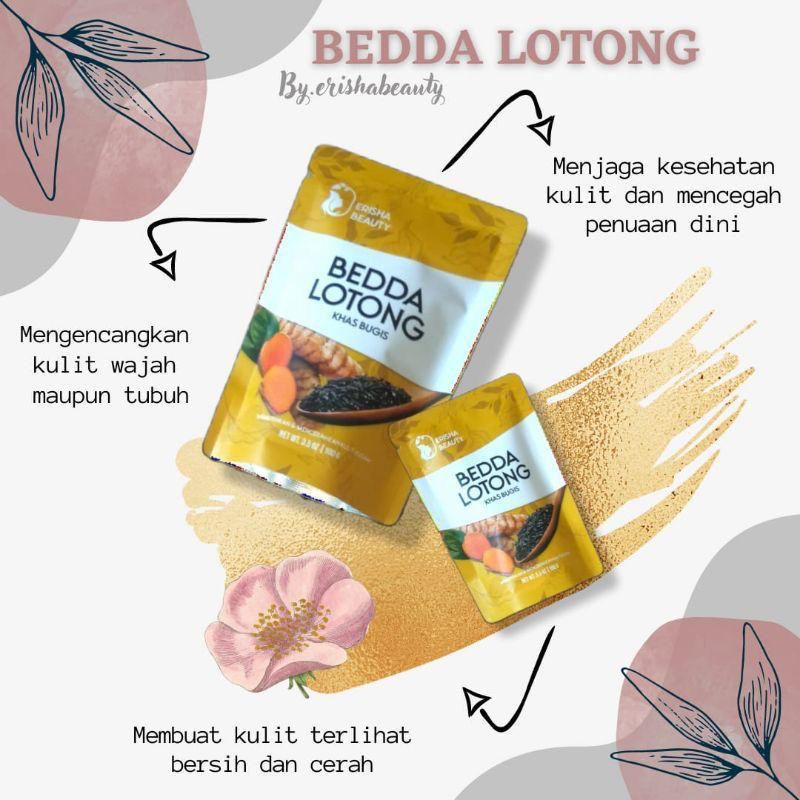 Jual BEDDA LOTONG KHAS BUGIS / LULUR HITAM VIRAL BY ERISHA BEAUTY MURAH ...