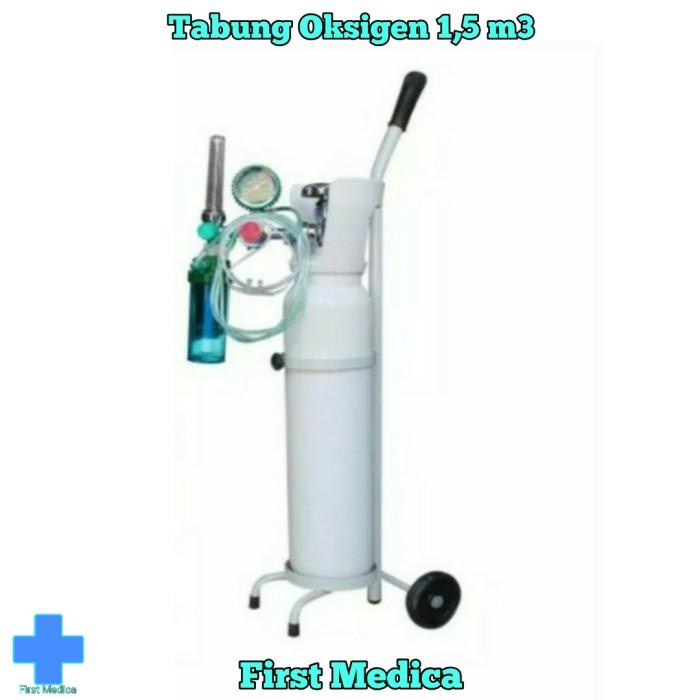 Jual Regulator Paket Tabung Oksigen 1,5 M3 ( Tabung Oksigen +Isi ...