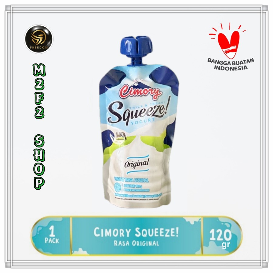 Jual Yogurt Cimory Squeeze Original - 120 ml (Kemasan Satuan) | Shopee ...