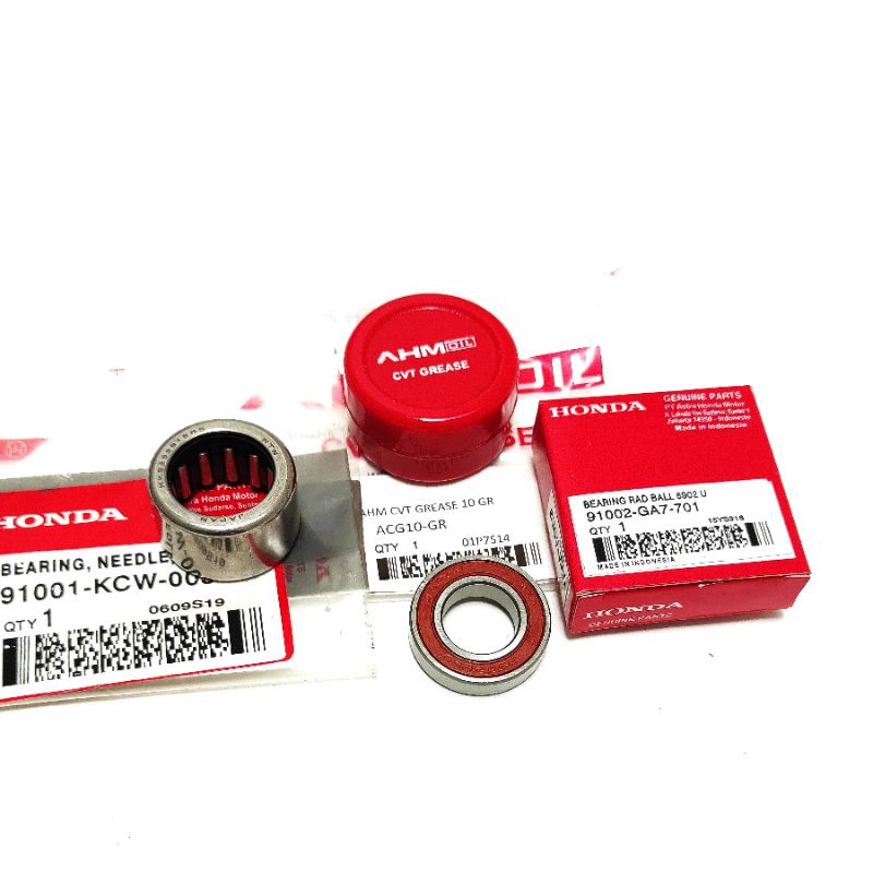 Jual Bearing Bak Cvt SET Bearing Laher Bambu +Grease CVT 10gr Honda ...